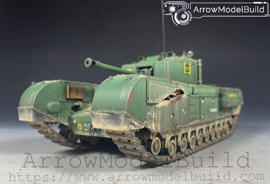 Aeromodelbuild Churchill Heavy Tank Built & Painted 1/35 Model Kit - Etsy