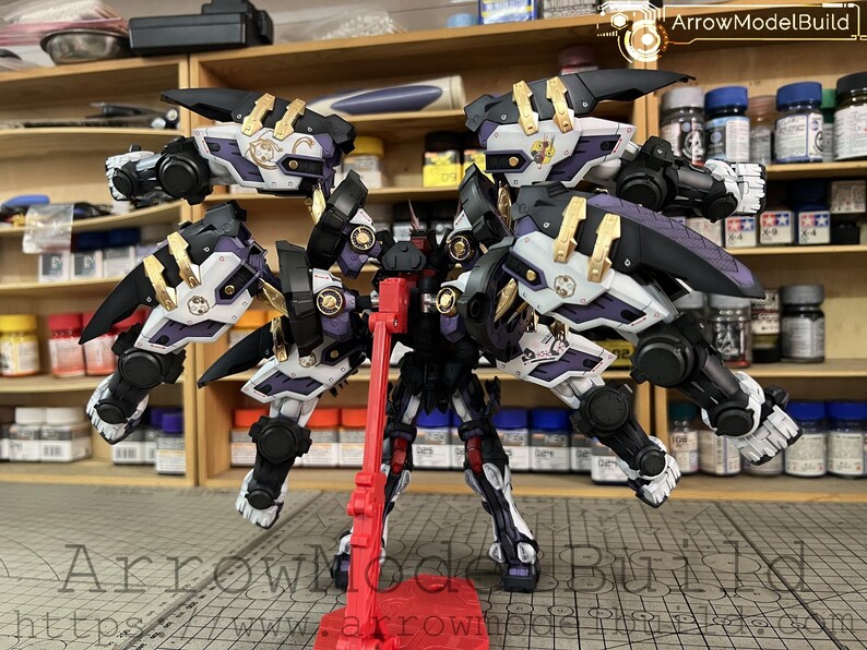Aeromodelbuild Red Astray Gundam (eight Armed Form) Built & Painted MG ...