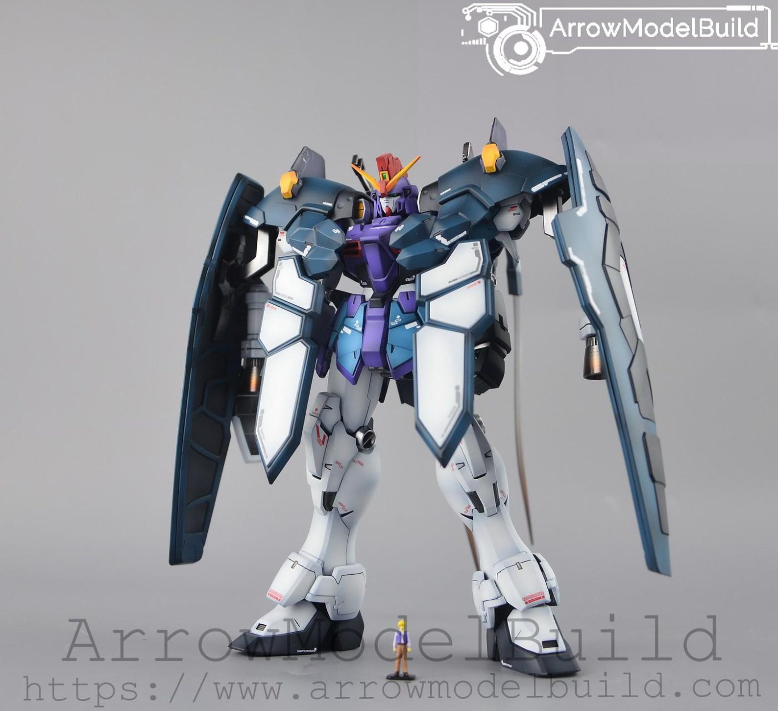 Aeromodelbuild Sandrock Gundam EW Custom With Armadillo 1.0 Built ...