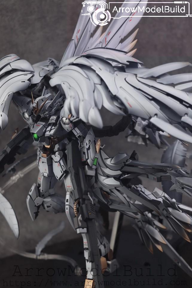 Aeromodelbuild Wing Gundam White Snow Built & Painted 1/100 Model Kit ...