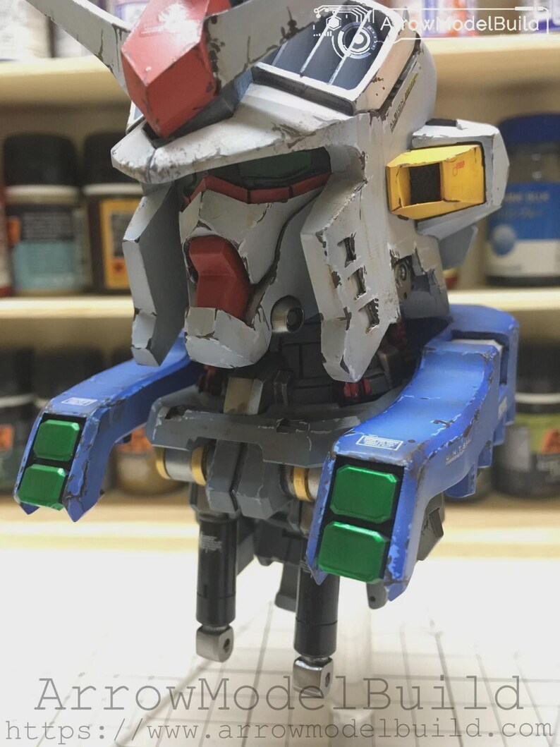 Aeromodelbuild GP02 Head (battle Damaged Ver.) Built & Painted 1/35 ...