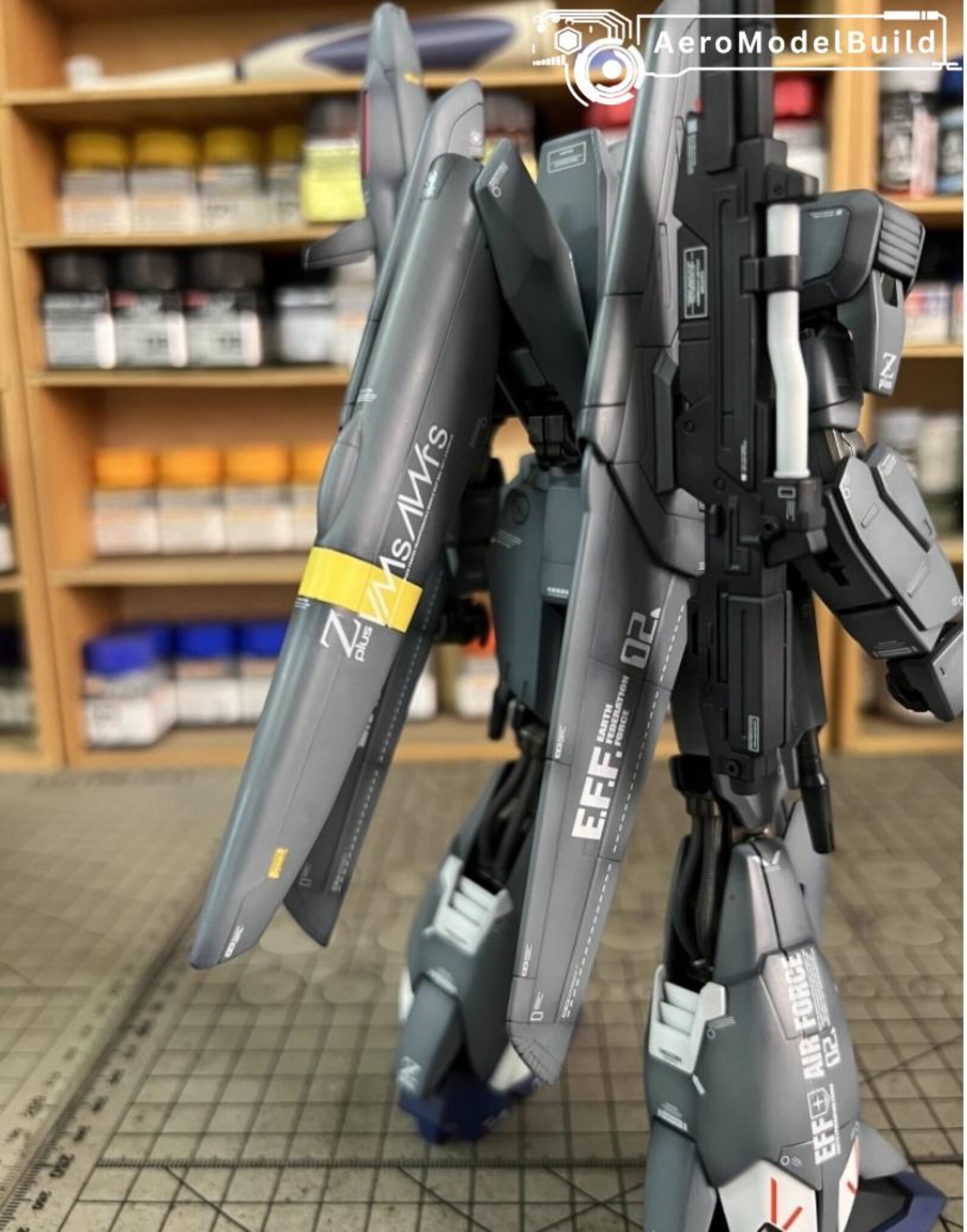 Aeromodelbuild Z Plus A1 Unicorn Version Built & Painted MG 1/100 Model ...
