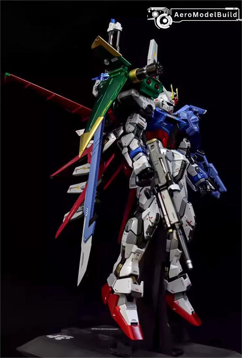 Aeromodelbuild Perfect Strike Strike Gundam Built & Painted PG 1/60 ...