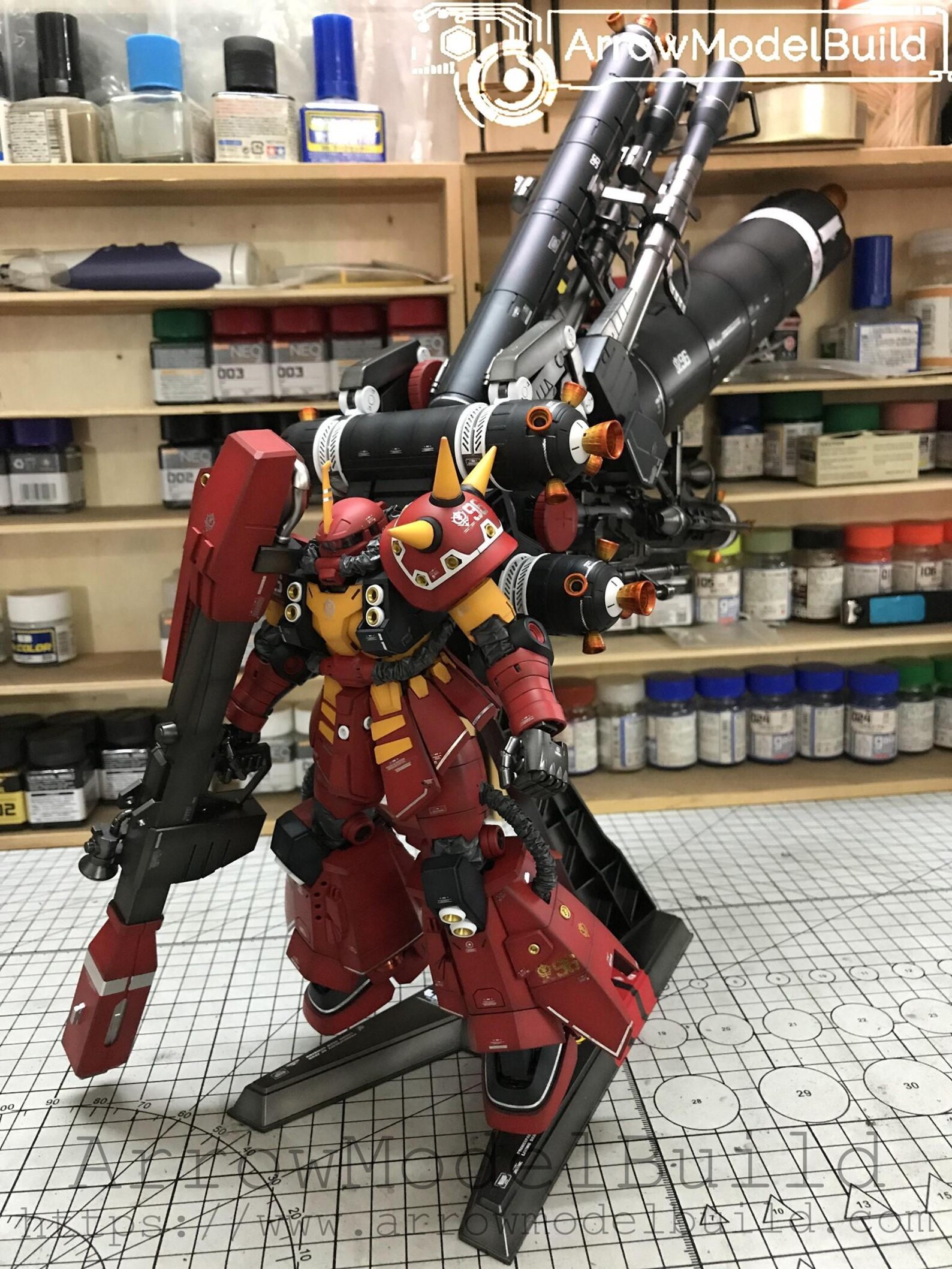 Aeromodelbuild MG Psycho Zaku Ver.ka (gundam Thunderbolt Ver.) Built ...