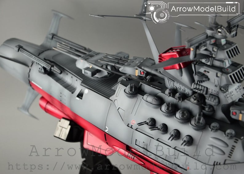 Aeromodelbuild Space Battleship Yamato (advanced Color) Built & Painted ...