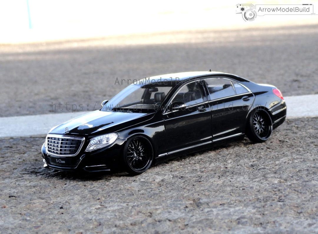 Aeromodelbuild Mercedes-benz S500 Custom Color(black Warrior) Built ...