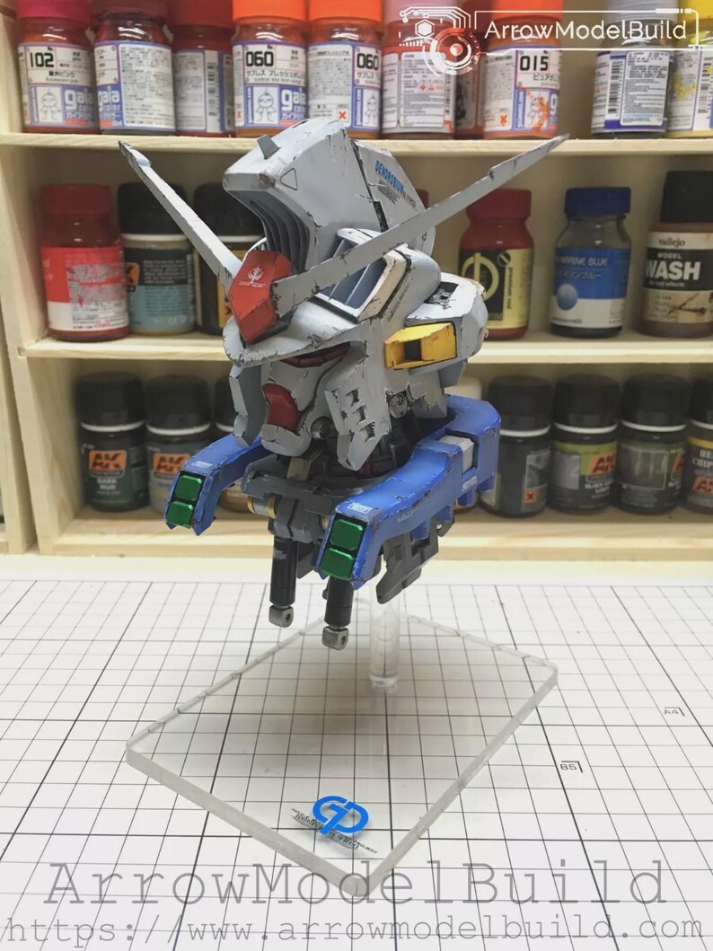 Aeromodelbuild GP02 Head (battle Damaged Ver.) Built & Painted 1/35 ...
