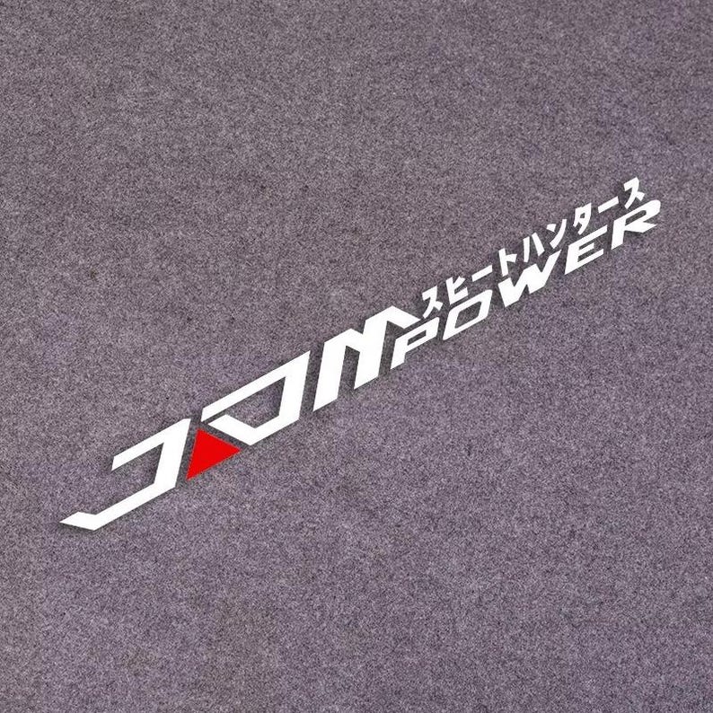 JDM Windshield Car Sticker – Large Vinyl Waterproof Decal, Japanese ...
