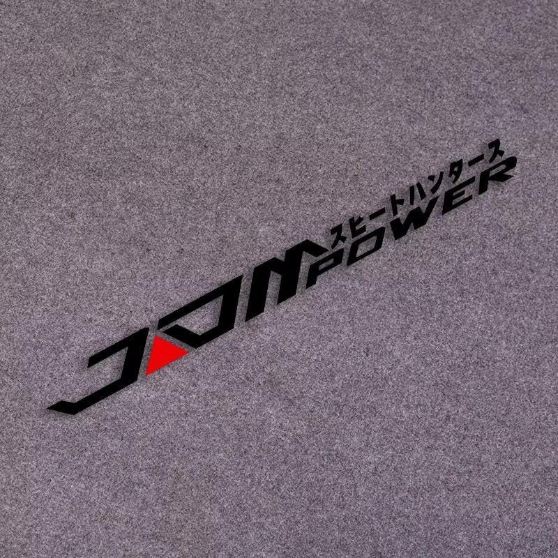 JDM Windshield Car Sticker – Large Vinyl Waterproof Decal, Japanese ...