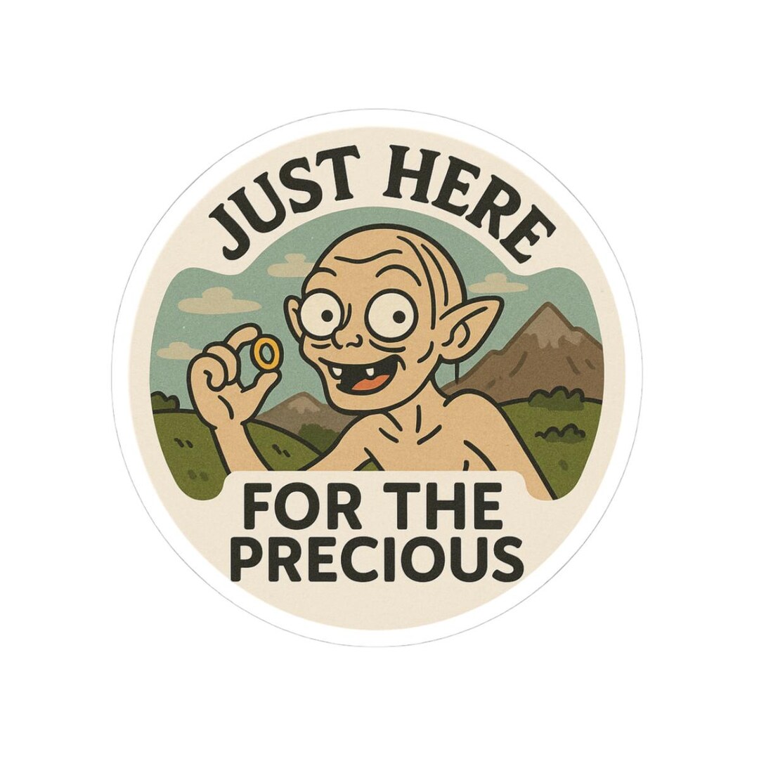 Funny Lord of the Rings Sticker: Wanderlust Decal for Book Lovers - Etsy