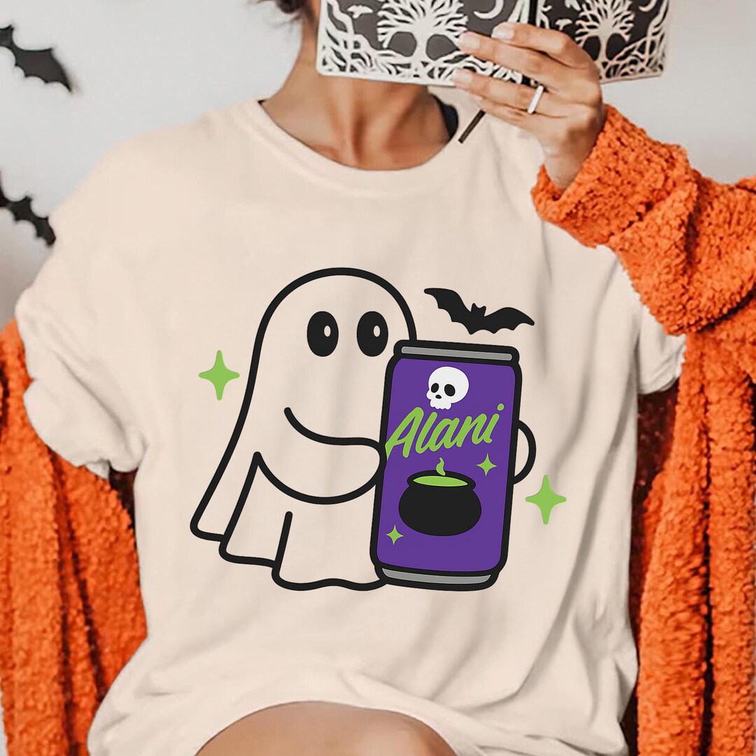 Ghost With Witch's Brew Drink PNG, Cute Spooky Can PNG Download, Fall ...