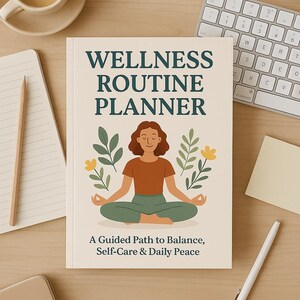 Wellness Routine Planner Printable | Daily Weekly Self-care Journal ...