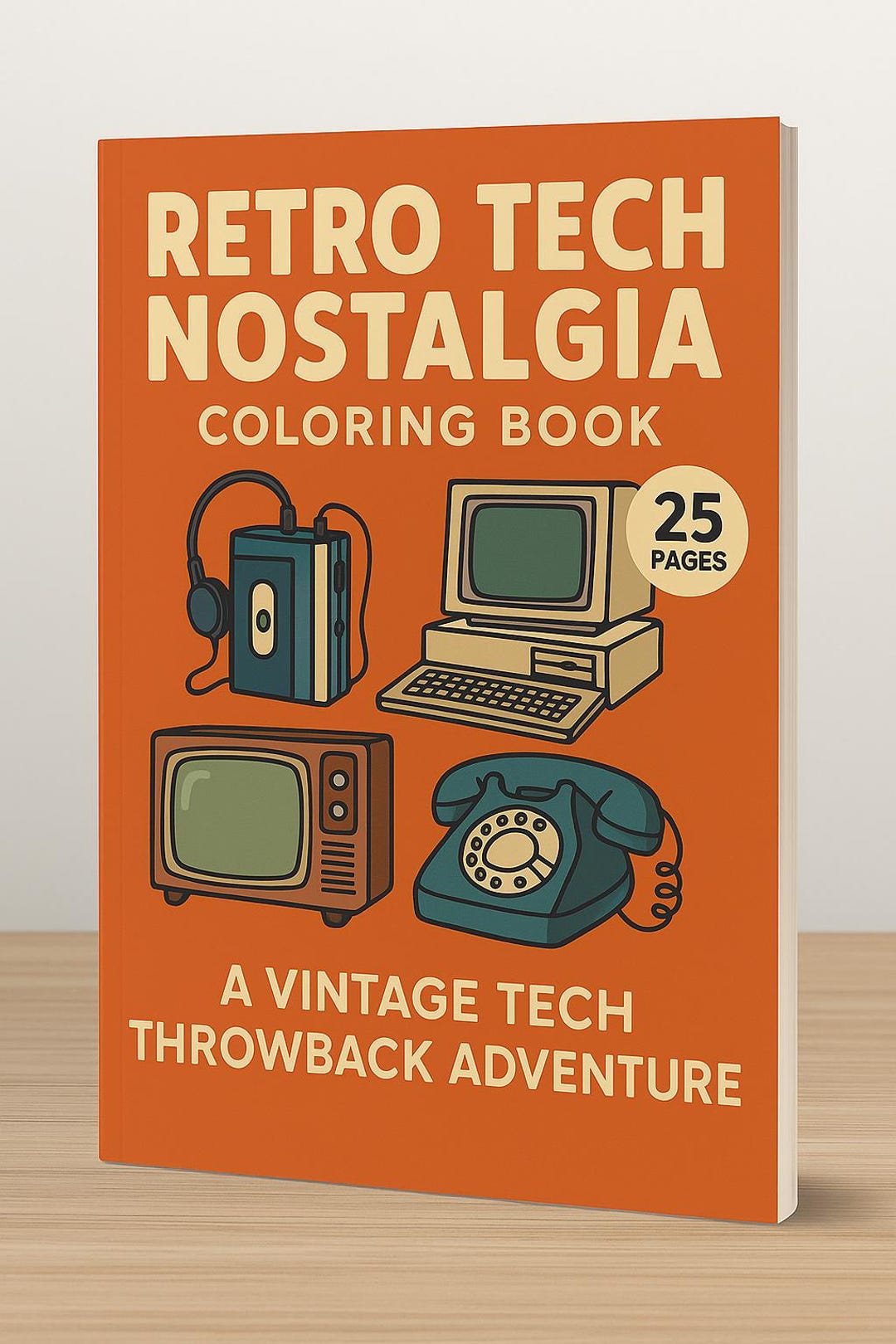 Retro Tech Nostalgia Coloring Book – A Throwback Adventure in Every ...