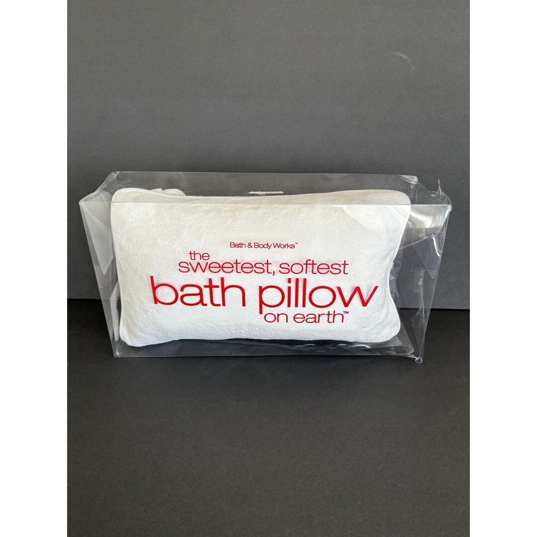 Bath & Body Works the Sweetest Softest - White Bath Pillow New - Etsy