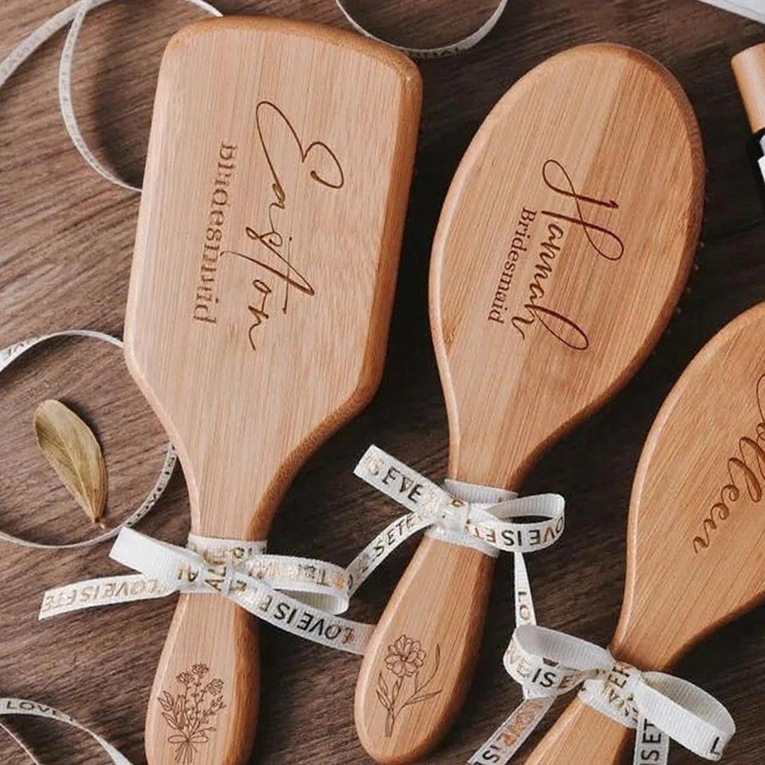 Customized Bridesmaid Comb,personalized Bridesmaid Gift,bridesmaid Name ...