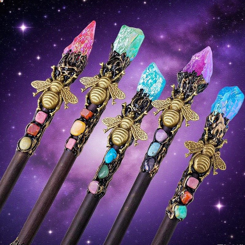 Natural Stone Magic Wand - Etsy