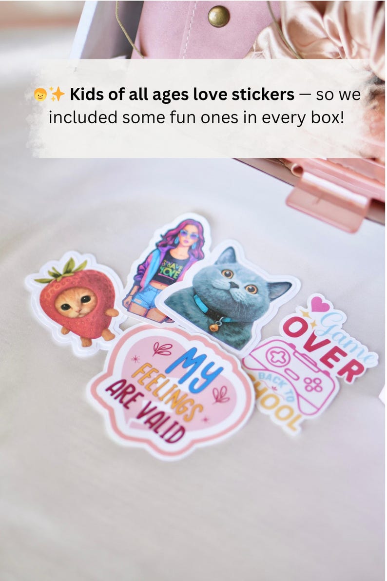 Tween Girl Gift Box: Personalized School Supplies Set - Etsy