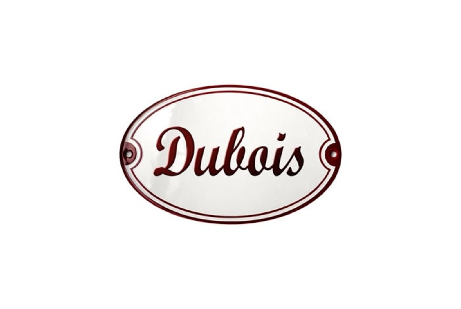 Oval Enamel Name Plate 5 1/2 X 3 1/2 14 X 9 Cm - Etsy