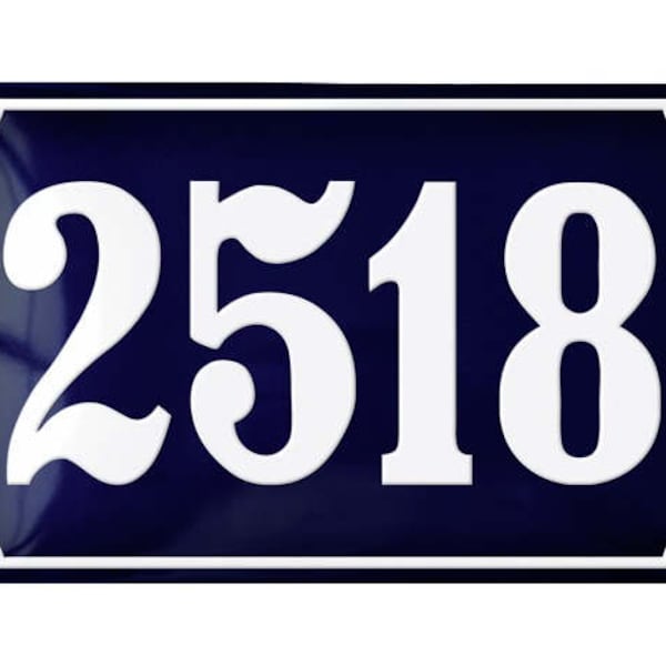 Classic House Number - Etsy