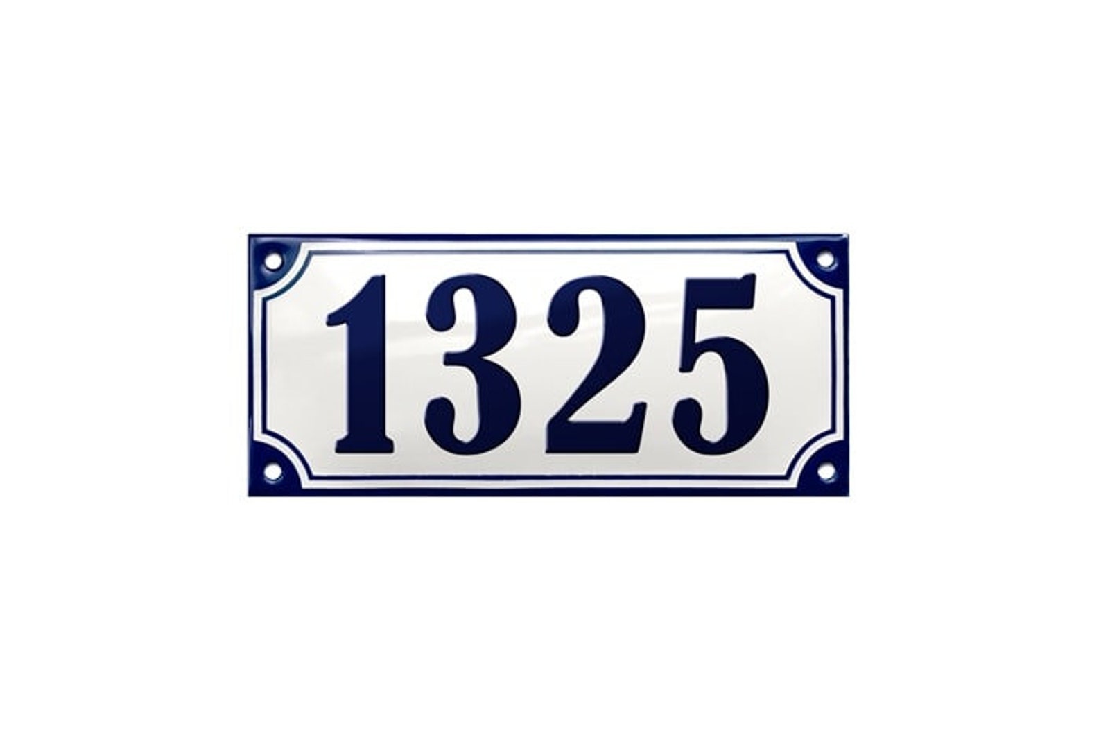 Enamel House Number 8 1/4 X 2 16 X 7 Cm - Etsy