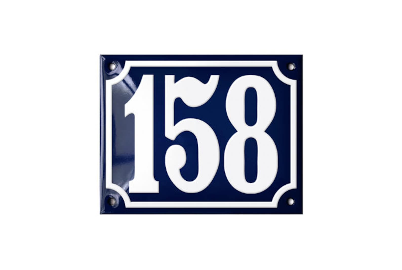 French House Number 1-200 Blue Enamel Top Selling. Size: 5 | Etsy