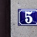 French House Number 1-200 Blue Enamel Top Selling. Size: 5 - Etsy