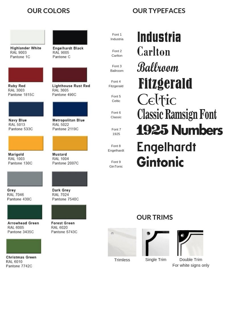 Enamel Name Plate 13 3/8 X 8 1/4 34 X 21 Cm | Etsy