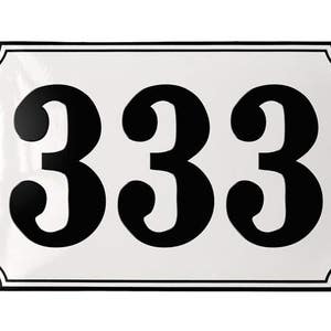 Enamel House Number 11" X 7" (28 X 18 Cm) - Etsy