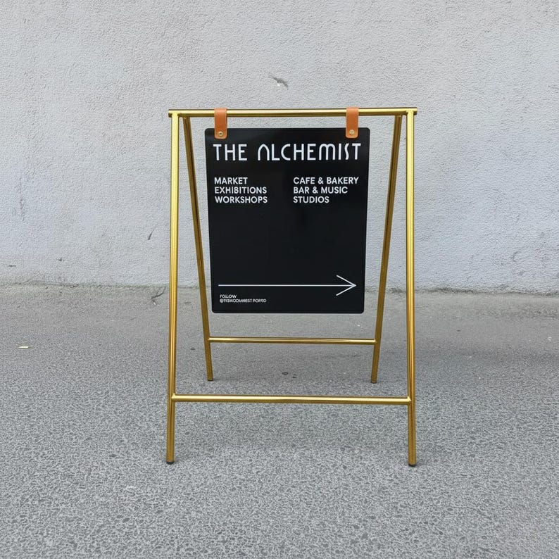 Business Custom Sign, Chalkboard, A-frame Sign, Free Standing, Menu ...