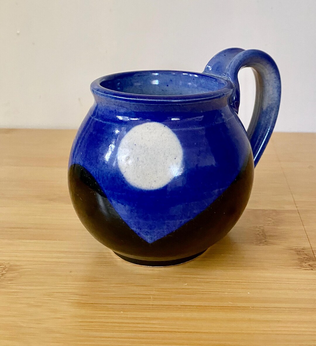 Ceramic Night Sky Full Moon Cup Vintage "lunar Vortex" 92 - Etsy