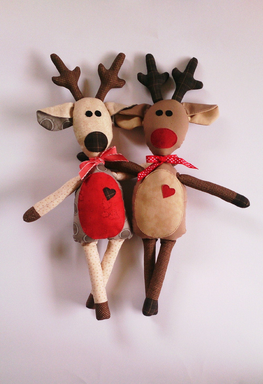 Reindeer, Rudolph, Softie, Soft Doll, PDF Sewing Pattern Direct ...