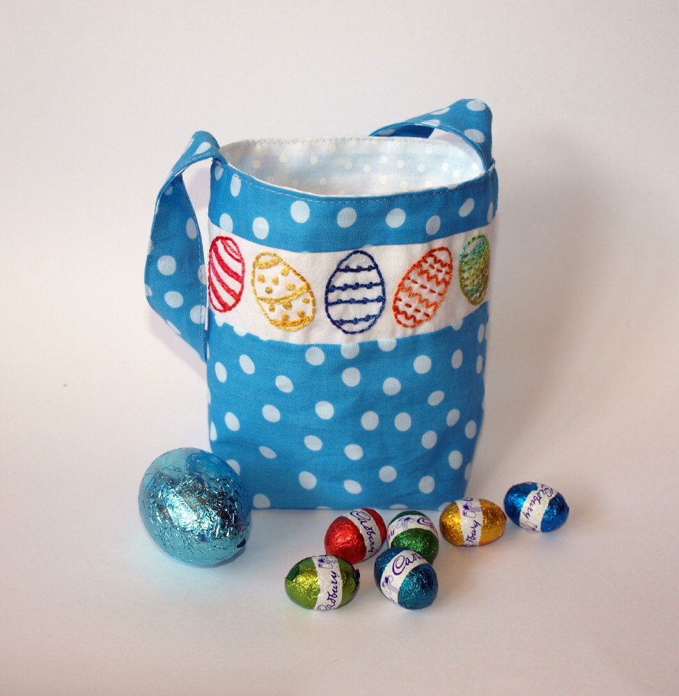 Easter Basket, Easter Egg Hunting Bag PDF Sewing Pattern, Direct ...