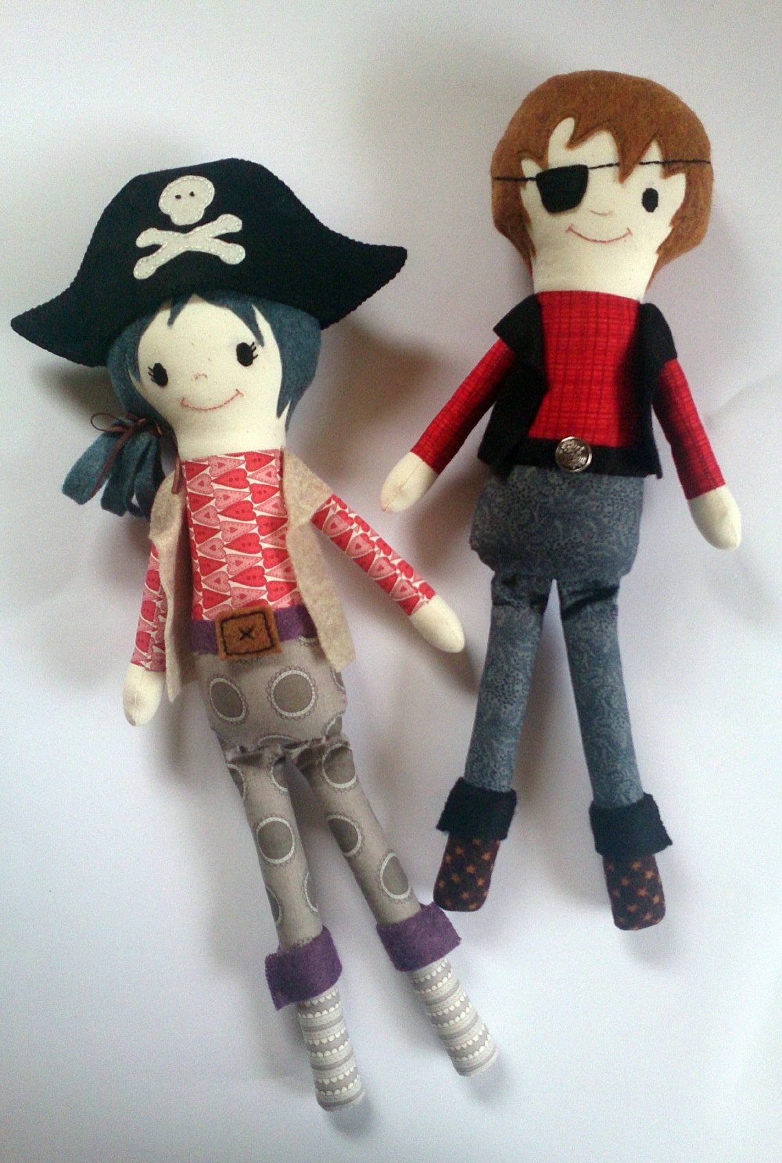 Pirate, Soft Doll, PDF Sewing Pattern Direct Download - Etsy