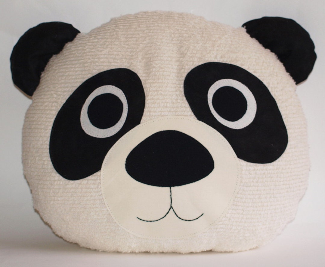 Panda Pillow Sewing Pattern PDF - DIY Plush Pillow, Beginner Friendly ...