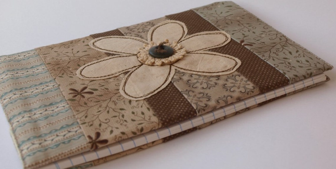 Journal Cover PDF Pattern, Direct Download 'daisy' - Etsy