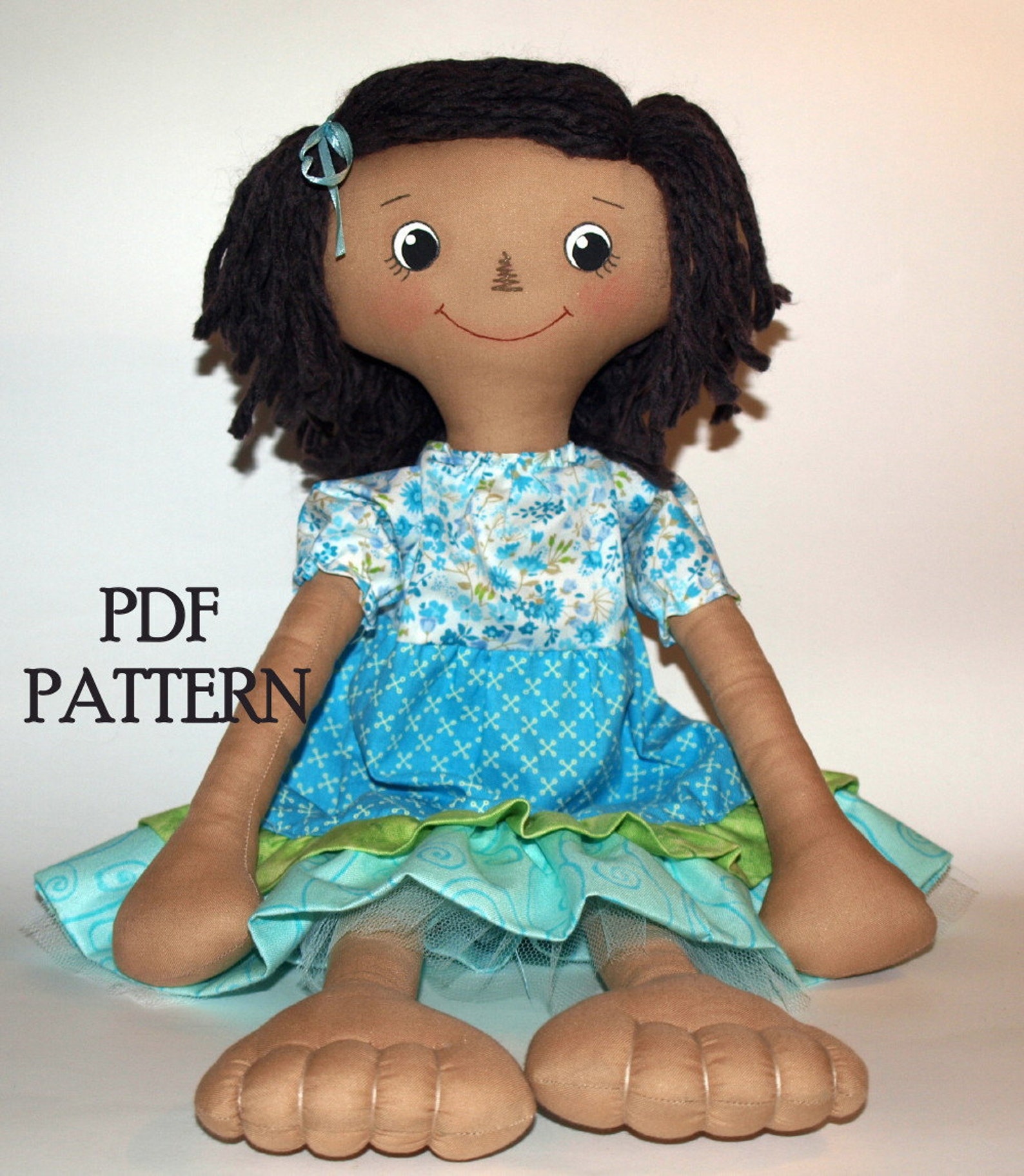 Doll, Cloth Doll, Rag Doll PDF Pattern, Direct Download 'maggie' - Etsy