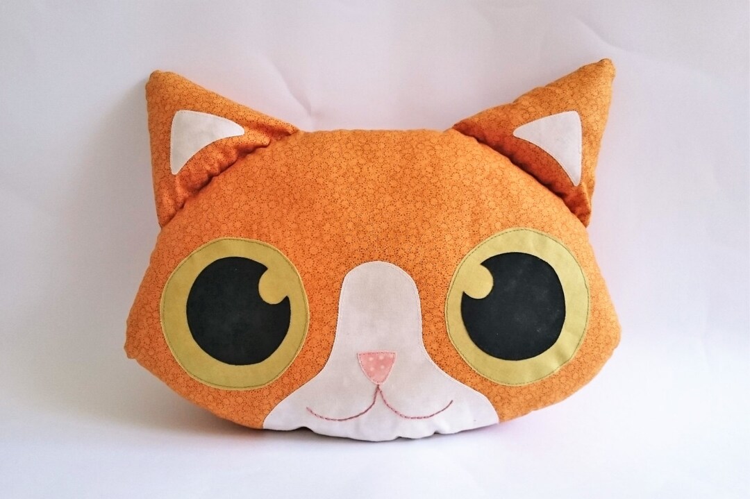 Cat Pillow, Cushion, Plush, PDF Sewing Pattern Direct Download - Etsy