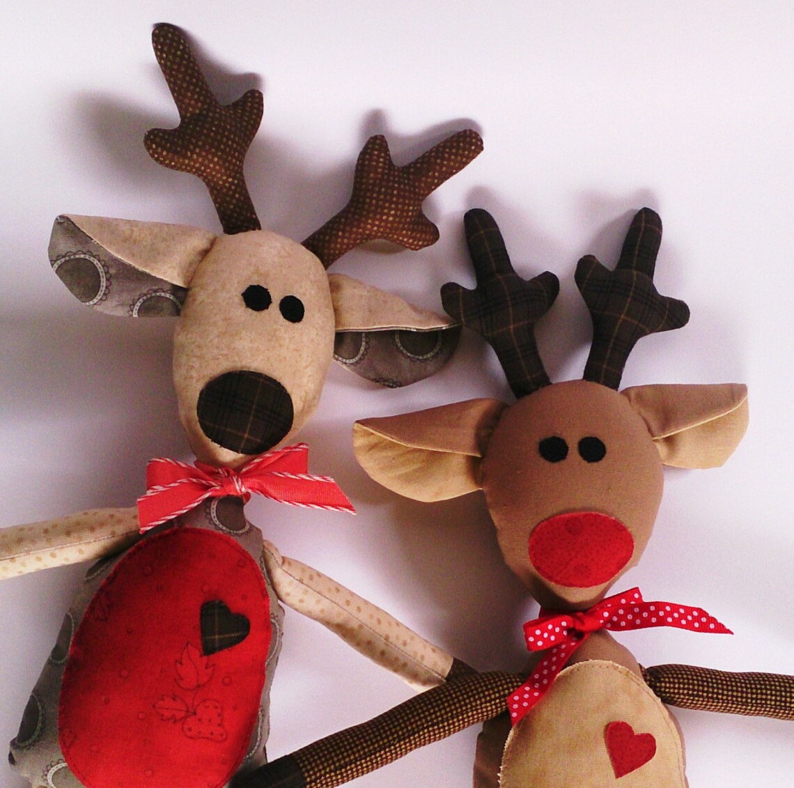 Reindeer, Rudolph, Softie, Soft Doll, PDF Sewing Pattern Direct ...
