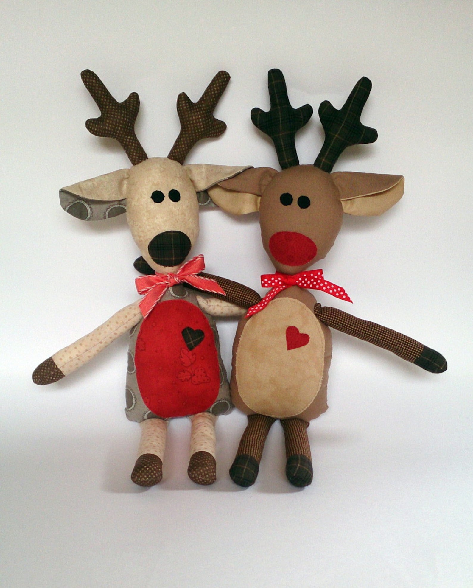 Reindeer, Rudolph, Softie, Soft Doll, PDF Sewing Pattern Direct ...