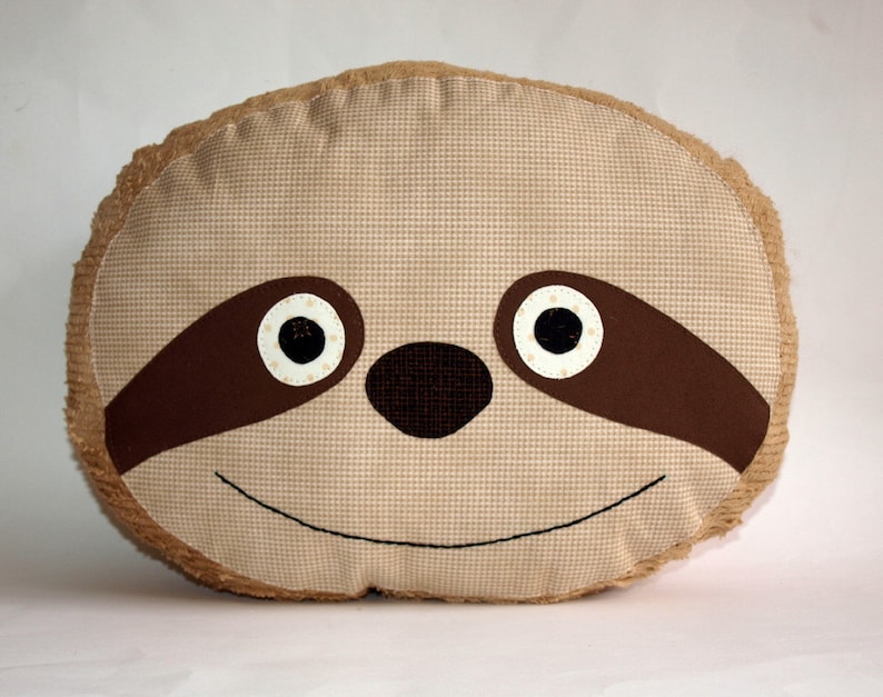 Sloth, Pillow, Cushion, Plush, PDF Sewing Pattern Direct Download - Etsy