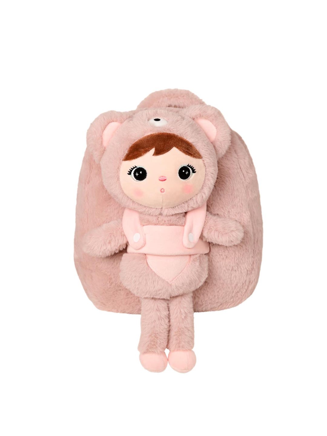 Metoo Pink Bear Backpack – Plush Doll Bag, Toddler Gift - Etsy