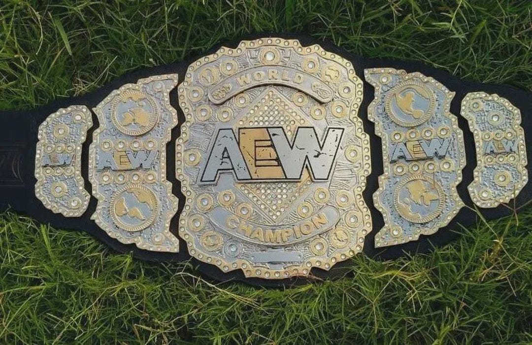 World Heavyweight Championship Belt 2MM_AEW Adult Sized Championship ...