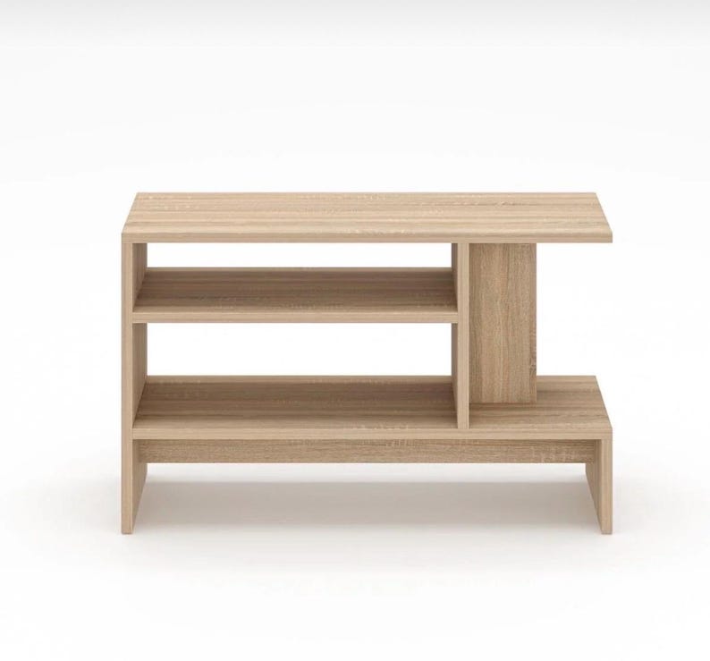 Sofa Side Table With Storage – Ocean Wave Epoxy Accent Table - Etsy