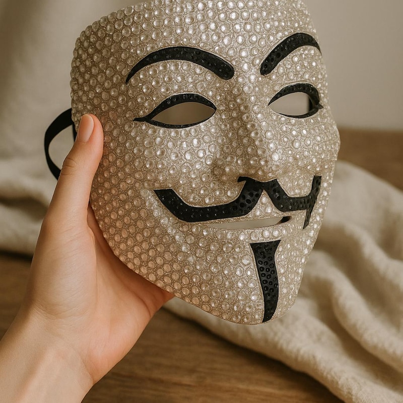 V for Vendetta Mask - Etsy