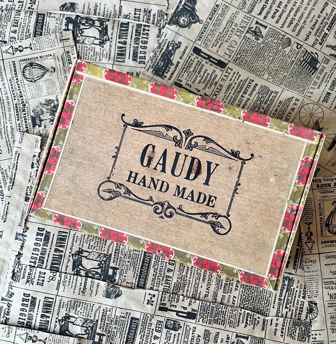 Vintage Cigar Box Gaudy - Etsy