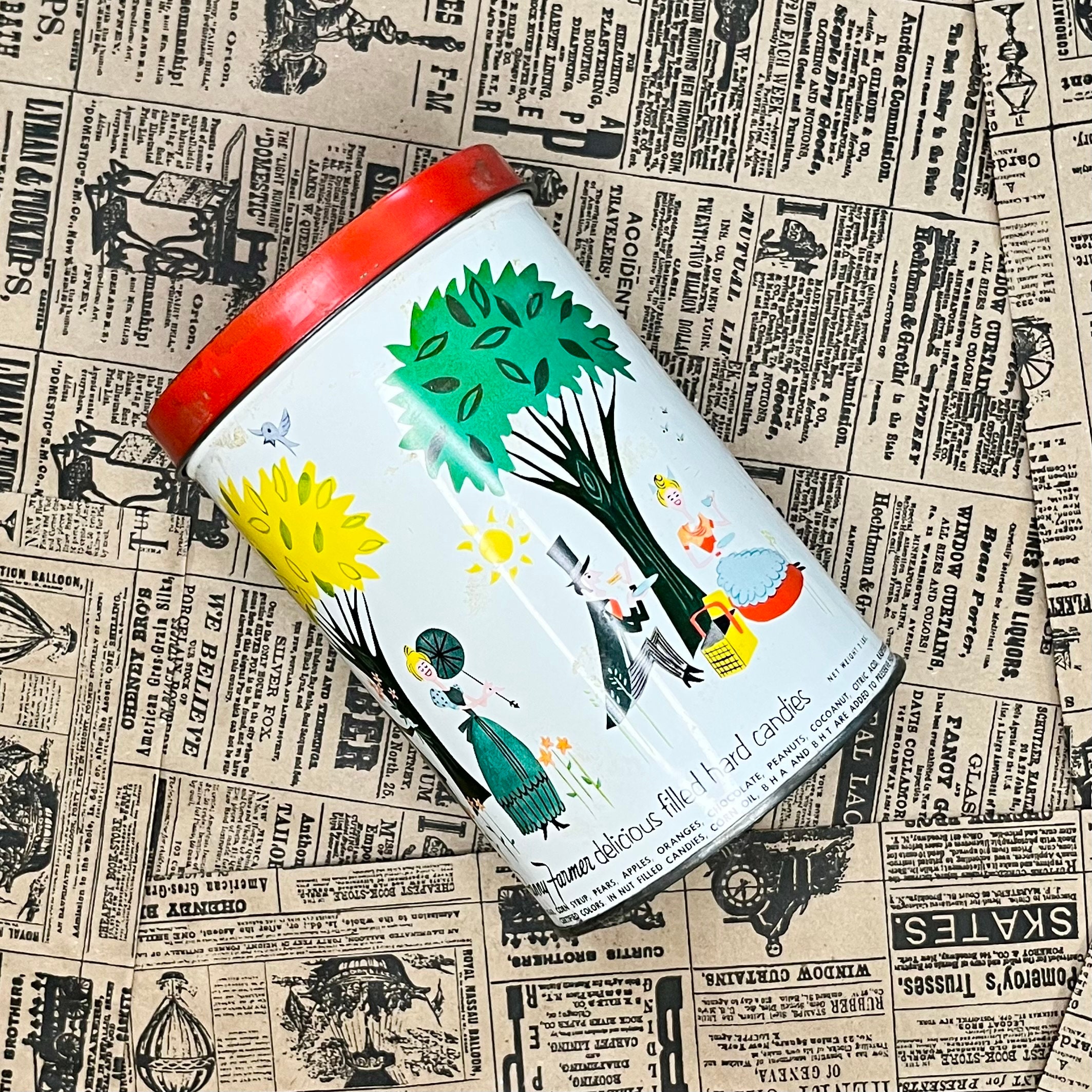 Vintage Fanny Farmer Candy Tin - Etsy