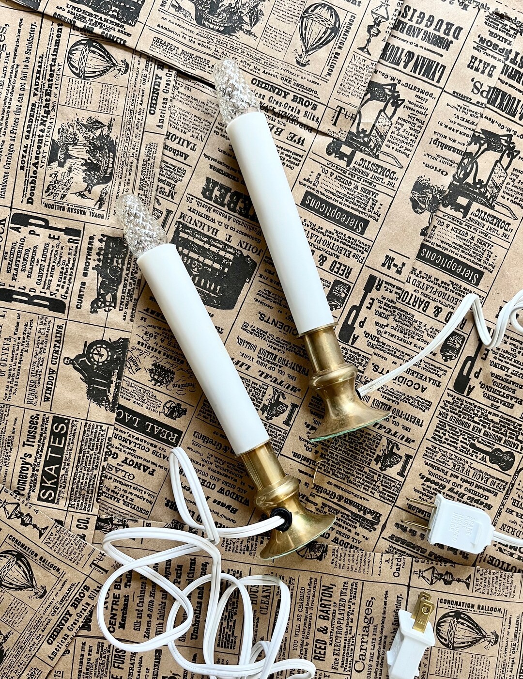 Vintage Electric Window Candles - Etsy