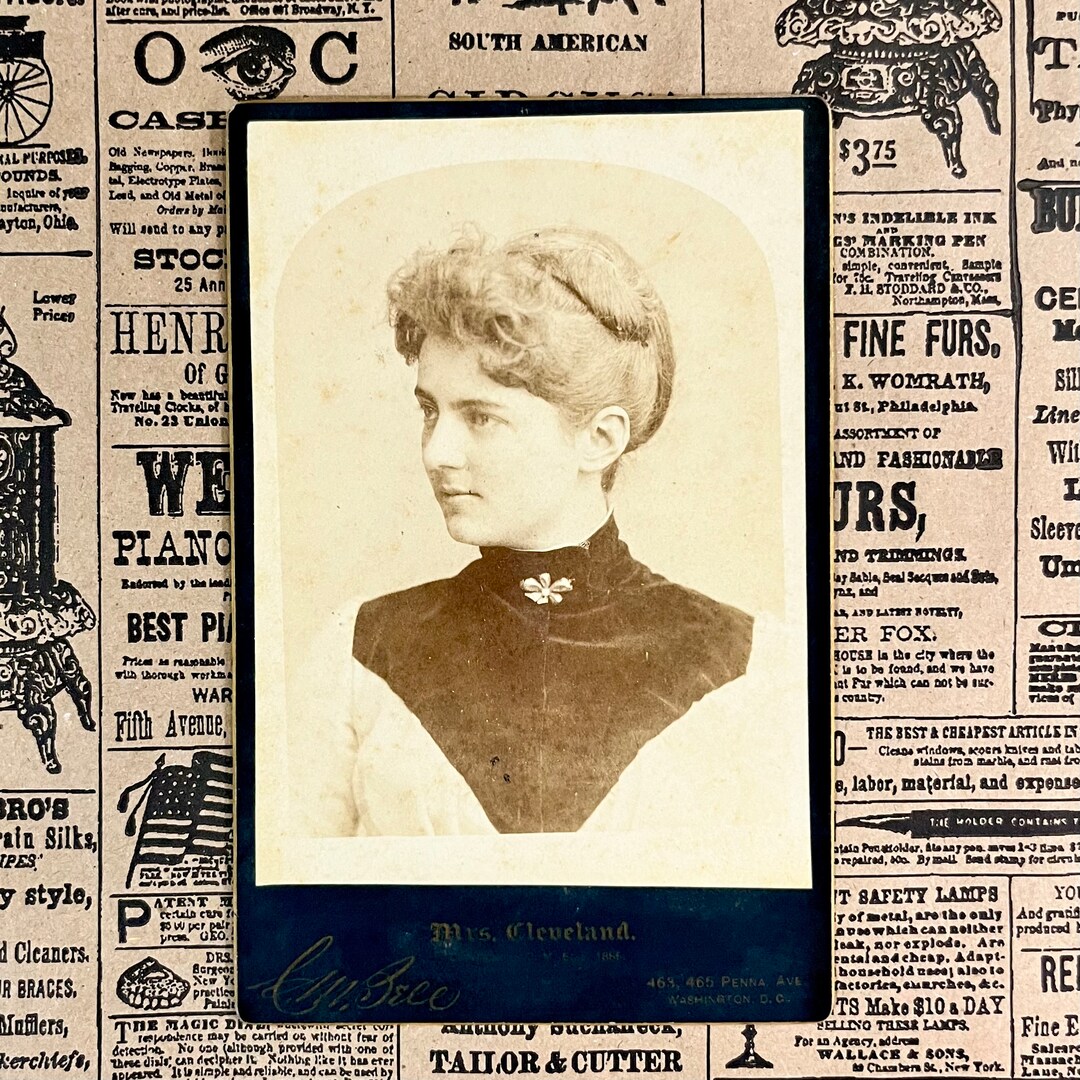 Vintage Photo First Lady Frances Cleveland - Etsy