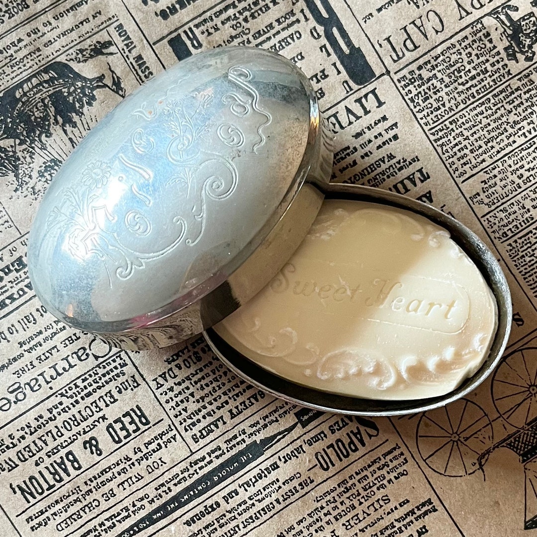 Vintage Soap Tin and Soap Bar - Etsy
