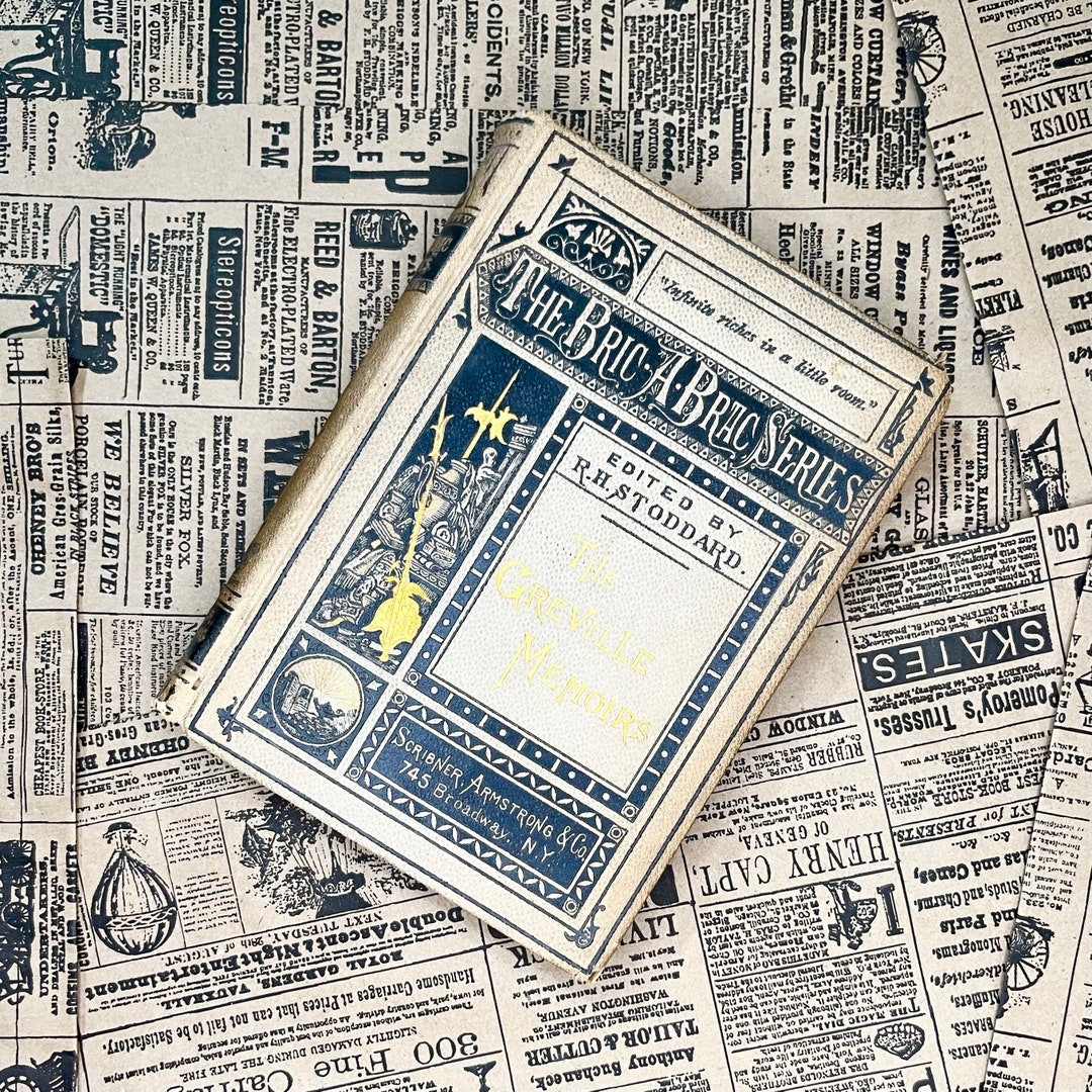 Bric A Brac Series Book- the Greville Memoirs - Etsy